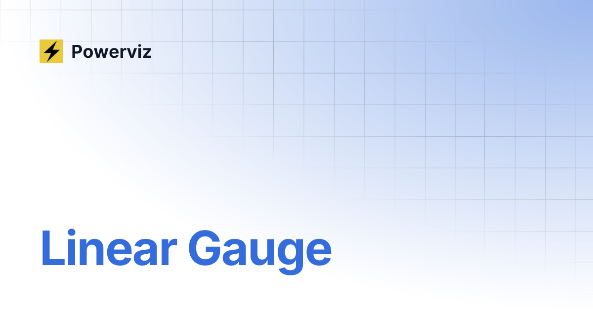 Linear Gauge | Powerviz